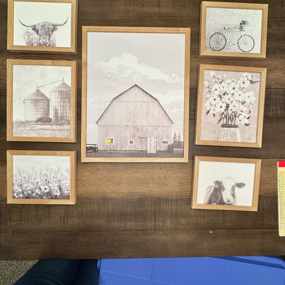 Hobby Lobby | Accents | Hobby Lobby Rustic Farmhouse Picture Frame Set ...